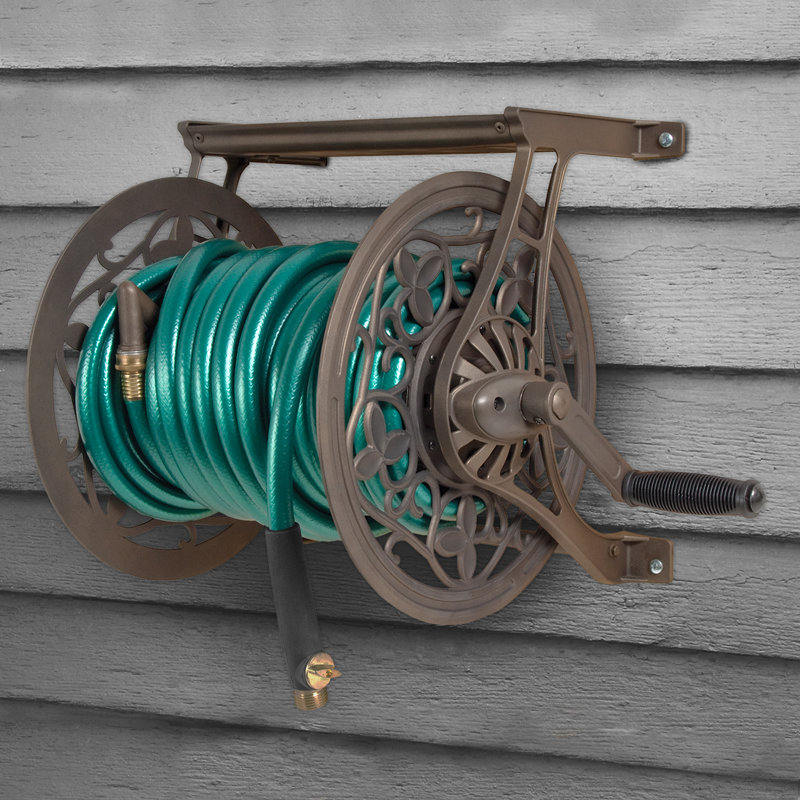 Ames Aluminum Wall Mounted Hose Reel & Reviews | Wayfair