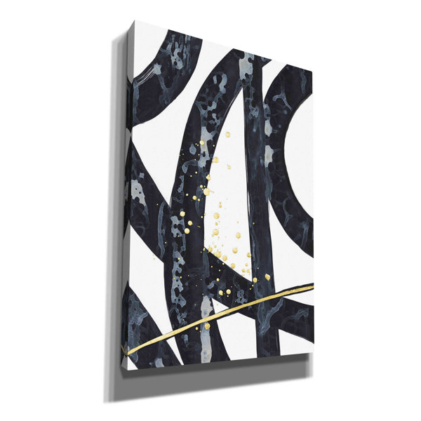 Epic Graffiti Onyx Tracery I On Canvas by Renee W Print - Wayfair Canada