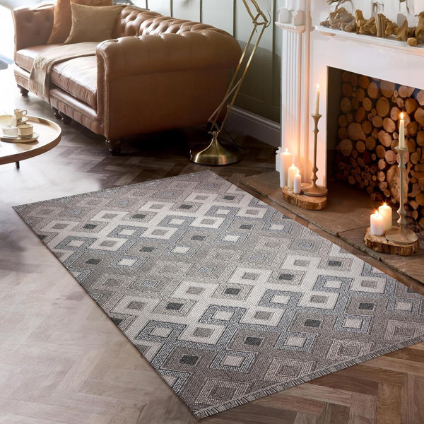 NETLINE HOME Oriental Knitted Area Rug | Wayfair.co.uk