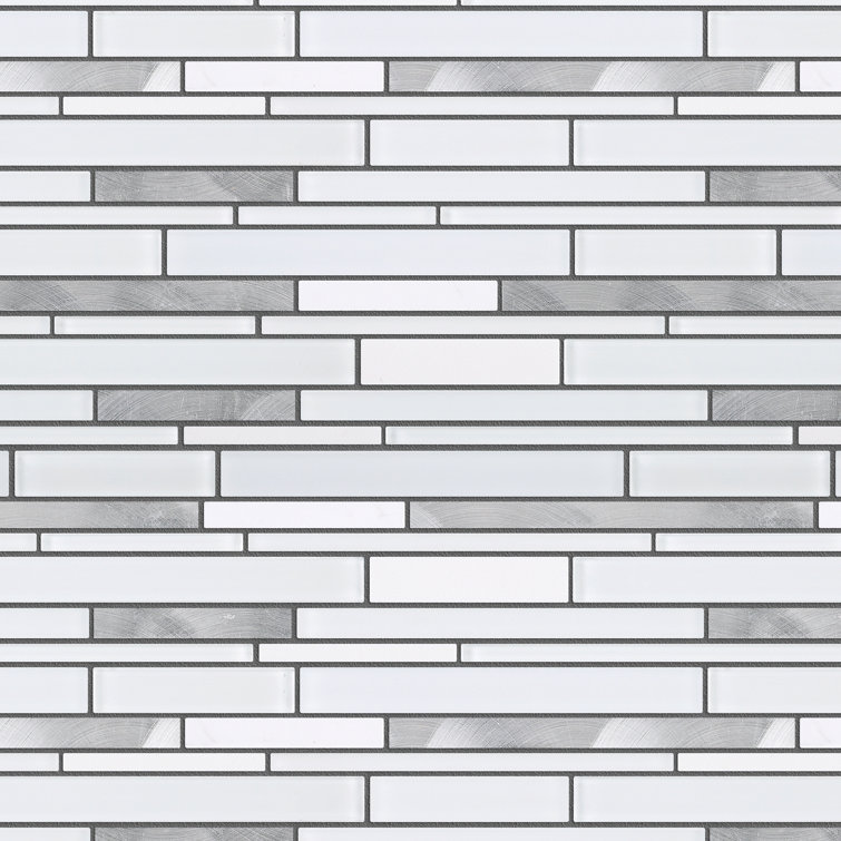 Supreme Tile Initial Sequence Linear Mosaic Wall Tile & Reviews | Wayfair
