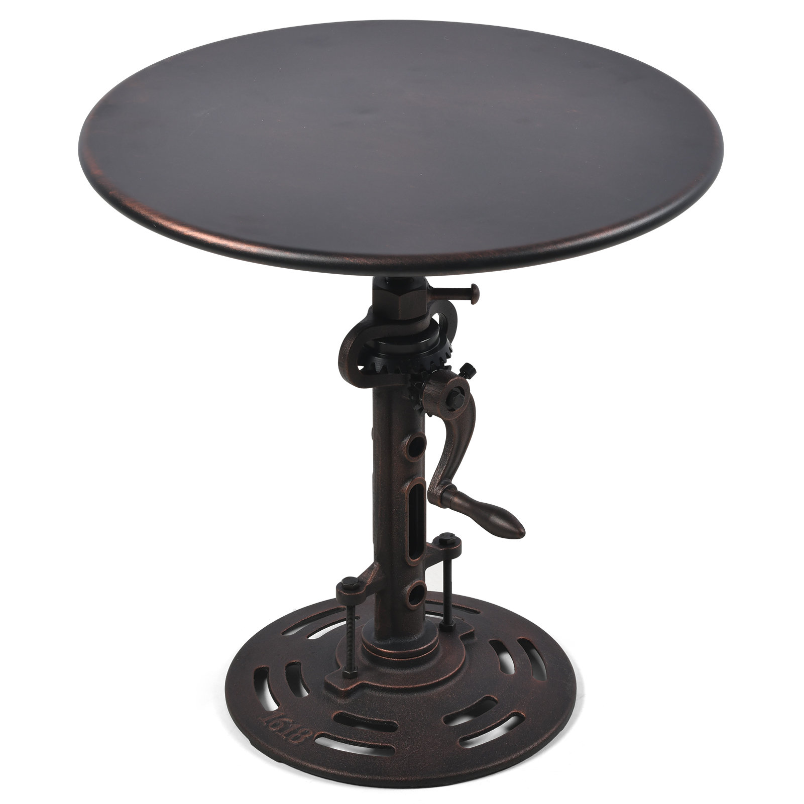 Williston Forge Industrial Retro Side Table End Table Antique Mechanic ...