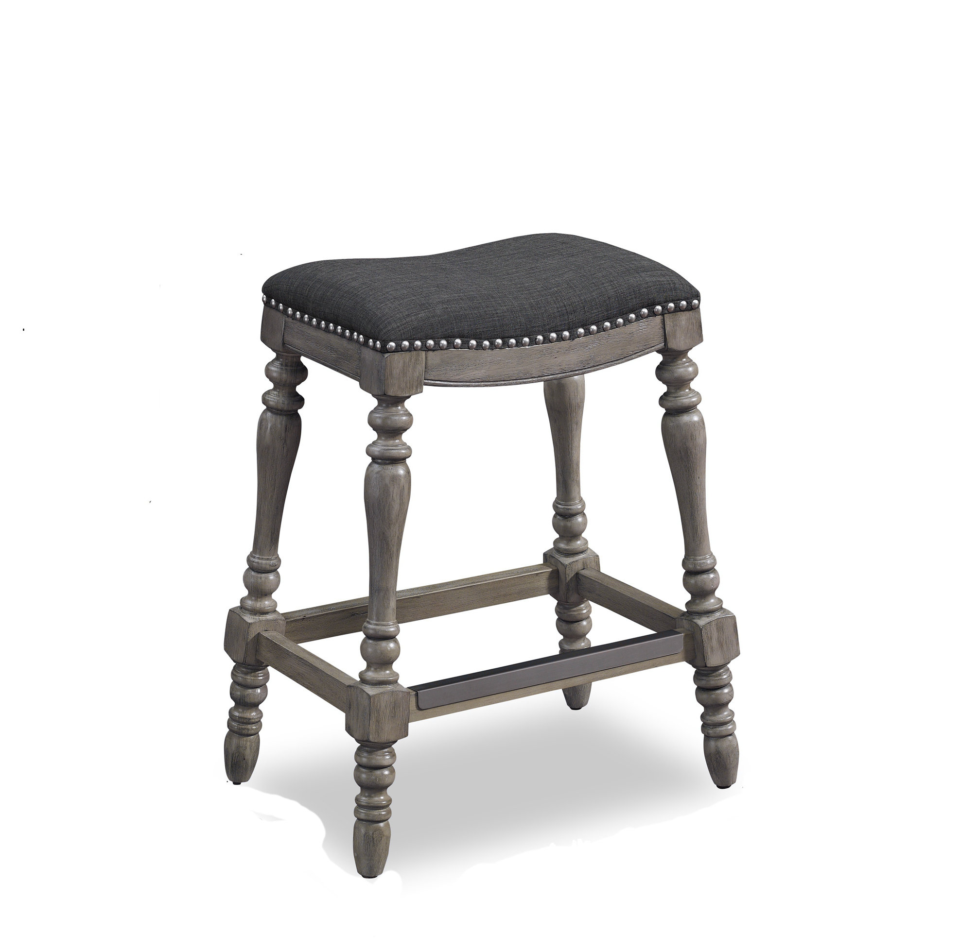 Canora Grey Carolina Saddle Seat Counter STOOL Create a timeless dining ...