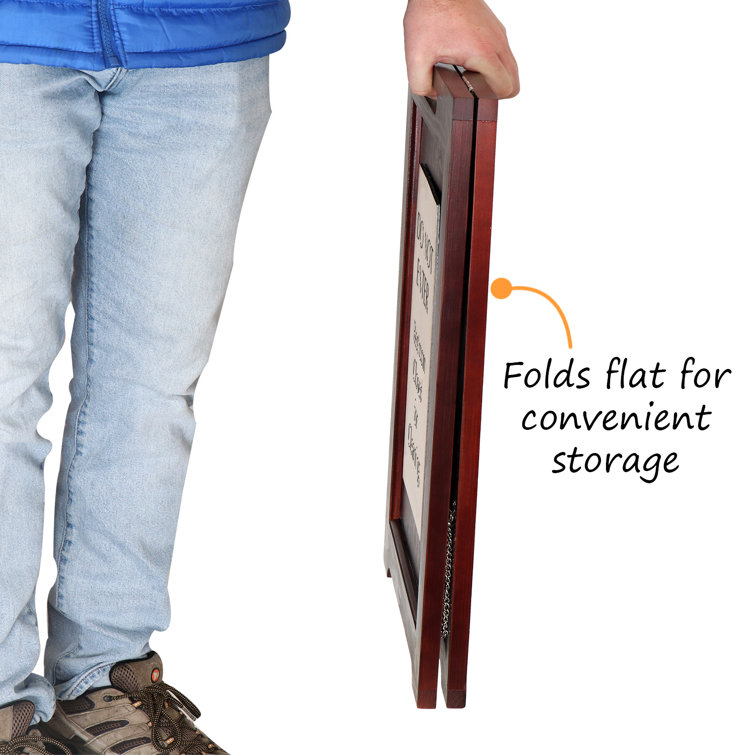 SmartSign "Do Not Enter Cleaning in Progress" Wooden A-Frame Standing ...