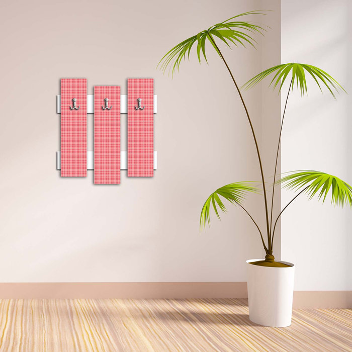 Bless international Wall 3 - Hook Wall Mounted Coat Rack | Wayfair