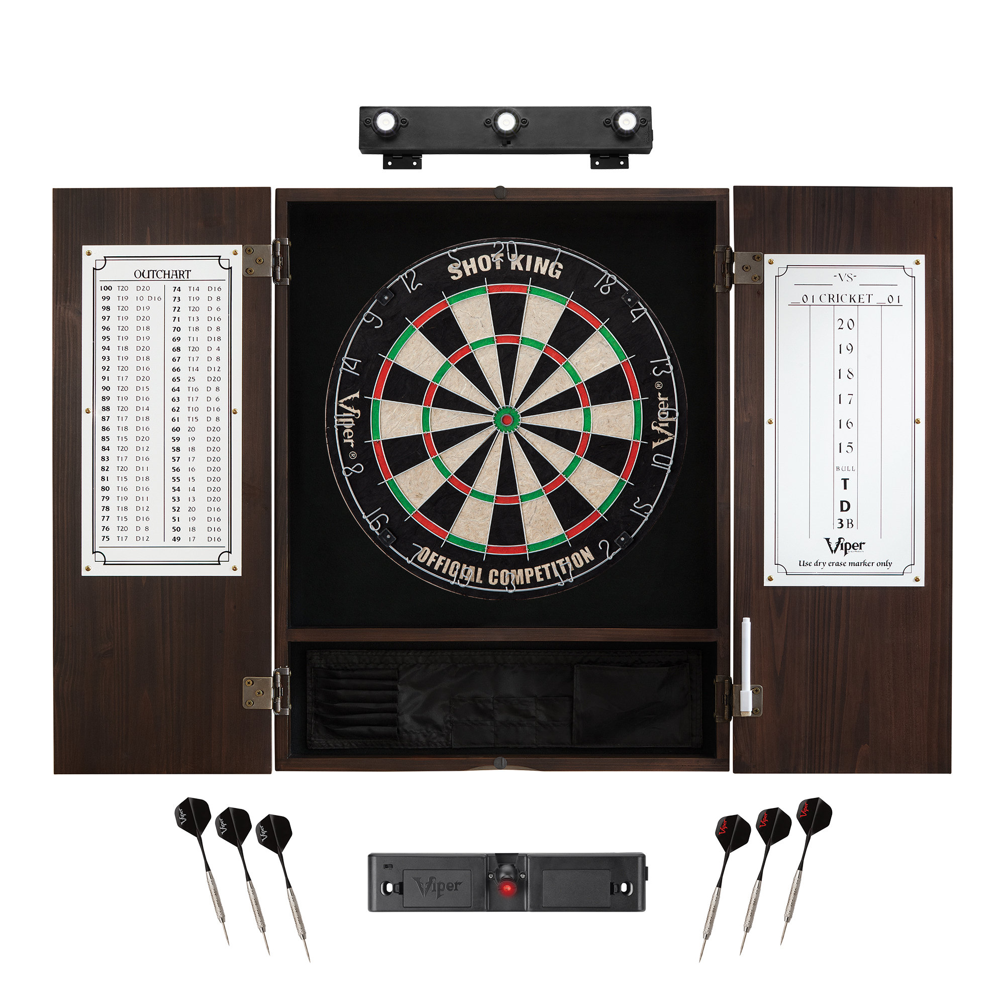 Viper Shot King Sisal Dartboard, Metropolitan Espresso Cabinet, Shadow ...