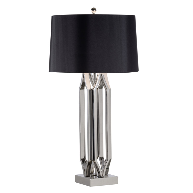 Wildwood Take the Silver Metal Table Lamp | Wayfair