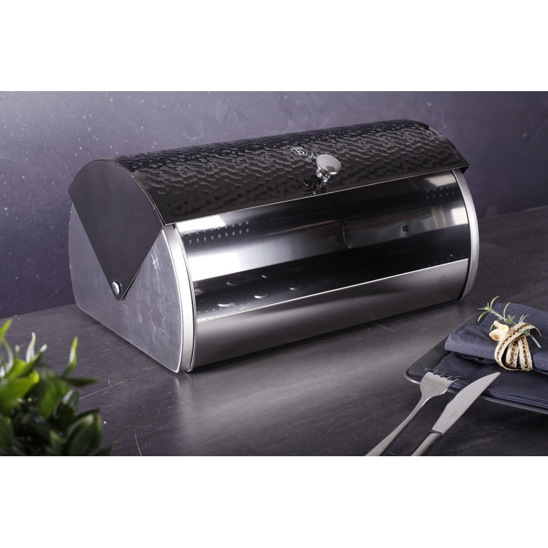 Berlinger Haus Stainless Steel Bread Box for Kitchen Countertop ...