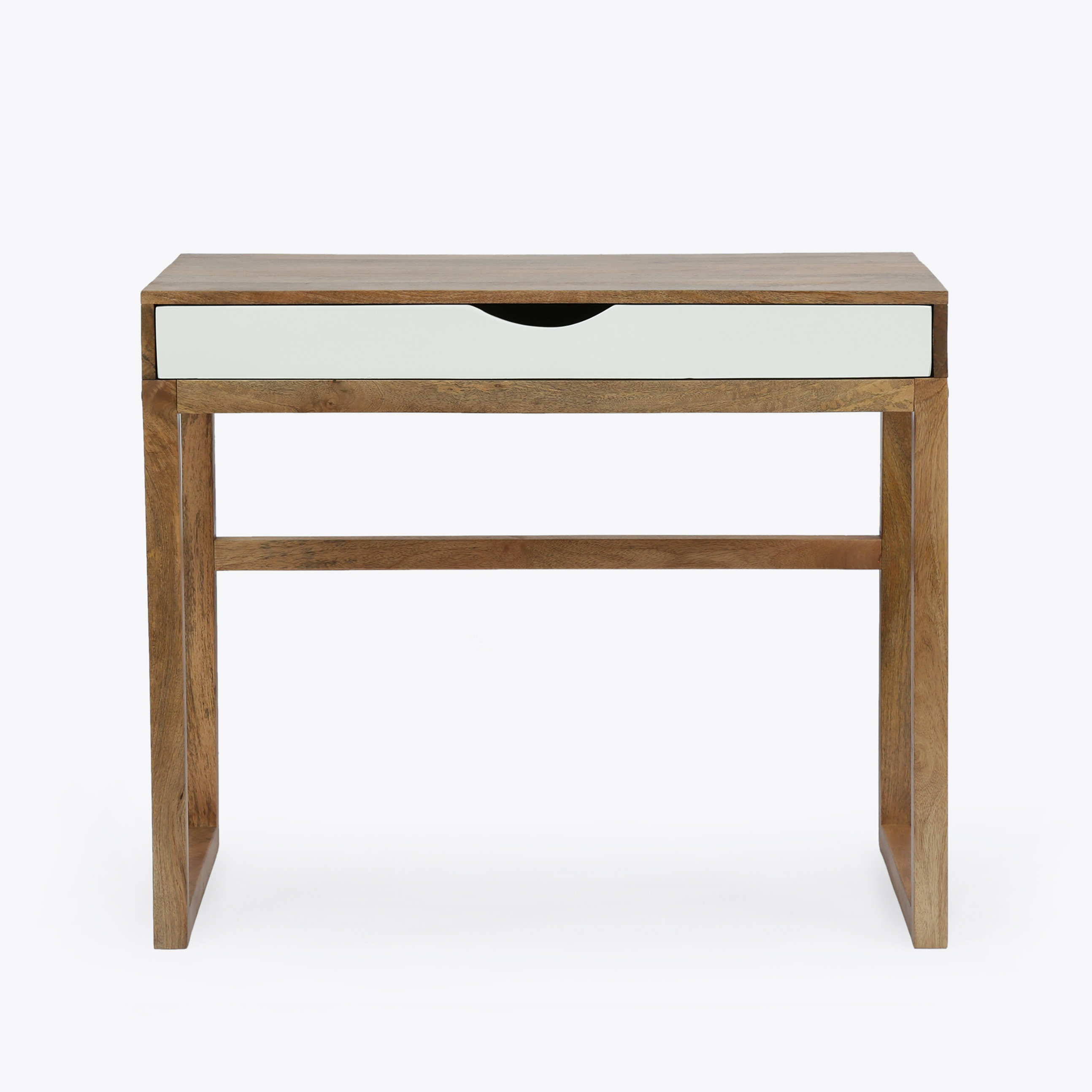 George Oliver Rohann Contemporary Handcrafted Solid Wood Writing Desk ...