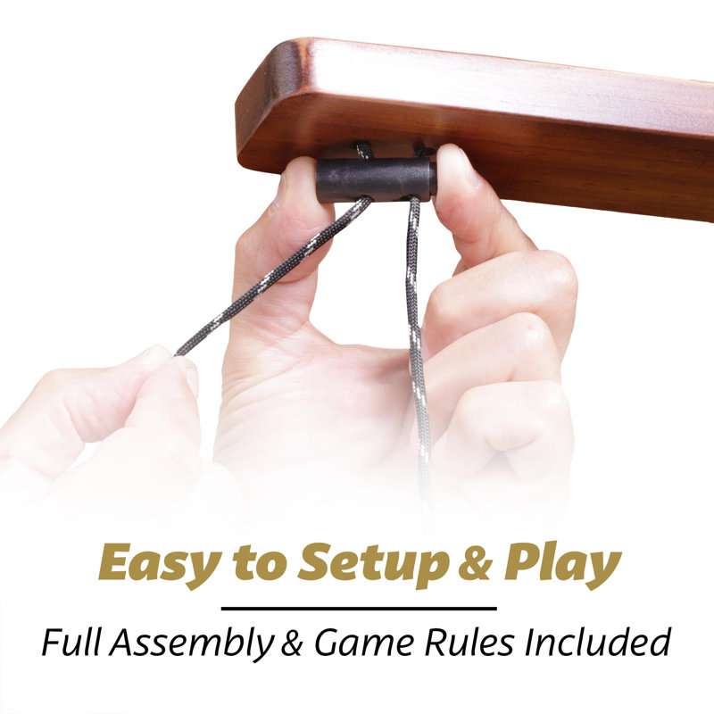 GoSports Hook21 Ring Swing Game - Indoor or Outdoor Ring Toss Game with ...