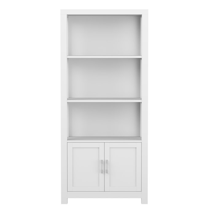 Martha Stewart Teague Martha Stewart 68" Shaker Bookcase with Storage ...