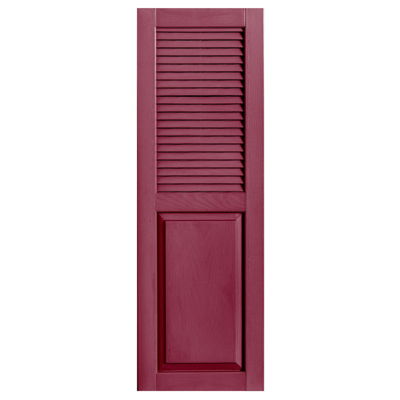 Alpha Shutters Cathedral Top Combination Shutters Pair & Reviews | Wayfair