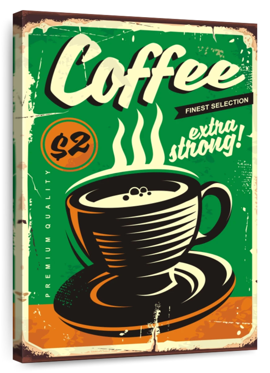 Trinx Kema Retro Coffee Shop Wall Sign | Wayfair