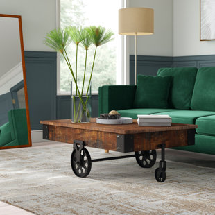 Casters Coffee Tables & Wheels You'll Love | Wayfair
