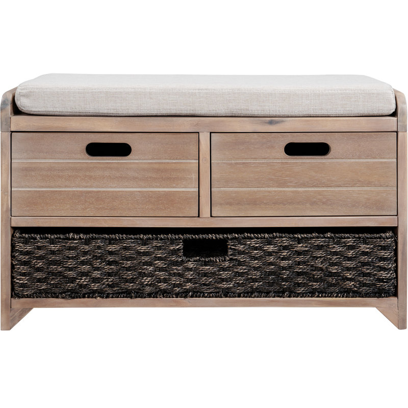 Lipoton Solid Wood Drawer Storage Bench, Shoe Storage Cabinet, Shoe ...