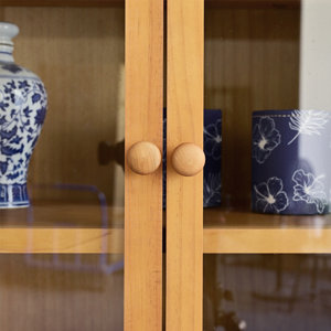 Parttlion European style solid wood arched bookcase | Wayfair