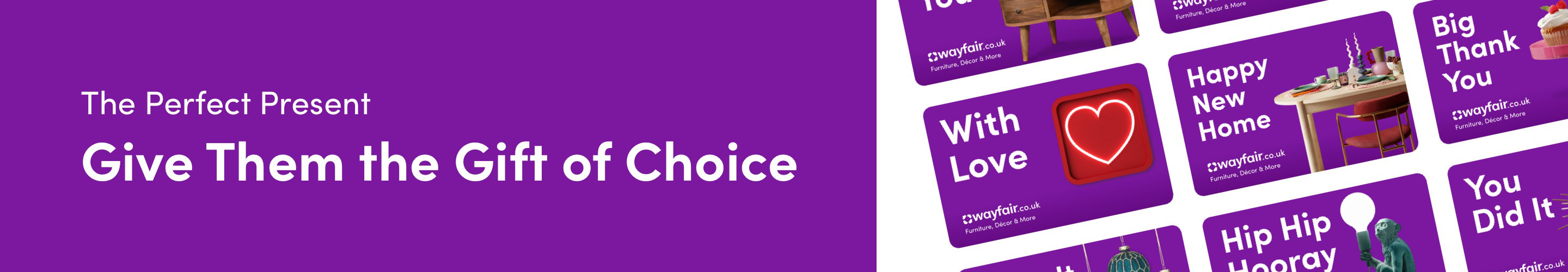 Wayfair.co.uk Gift Cards | Wayfair.co.uk