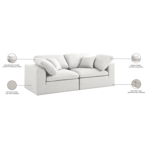 Wrought Studio Amillya Upholstered Sofa & Reviews | Wayfair