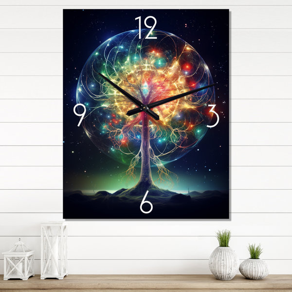 Ivy Bronx Magical Aura Of Atomic Tree Abstract Botanical I - Landscape ...