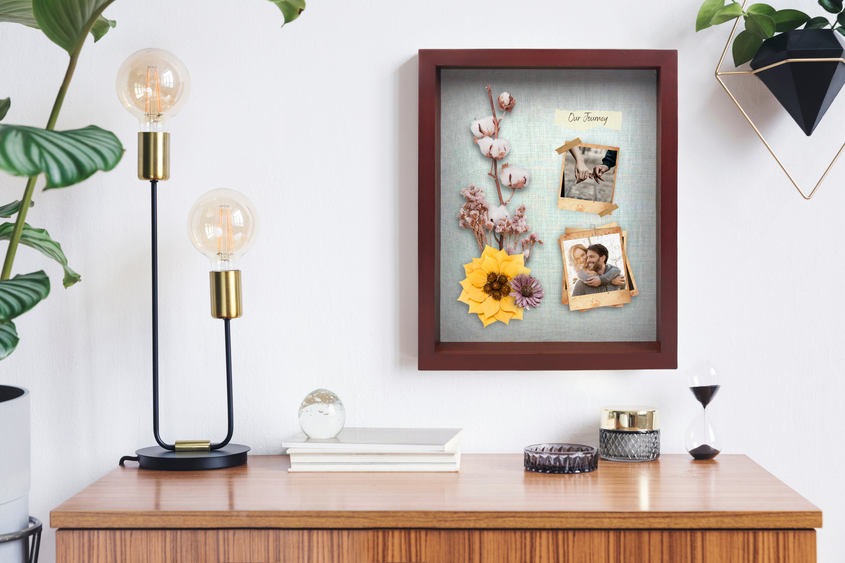 Ebern Designs Finnbogi Wood Shadow Box Picture Frame | Wayfair