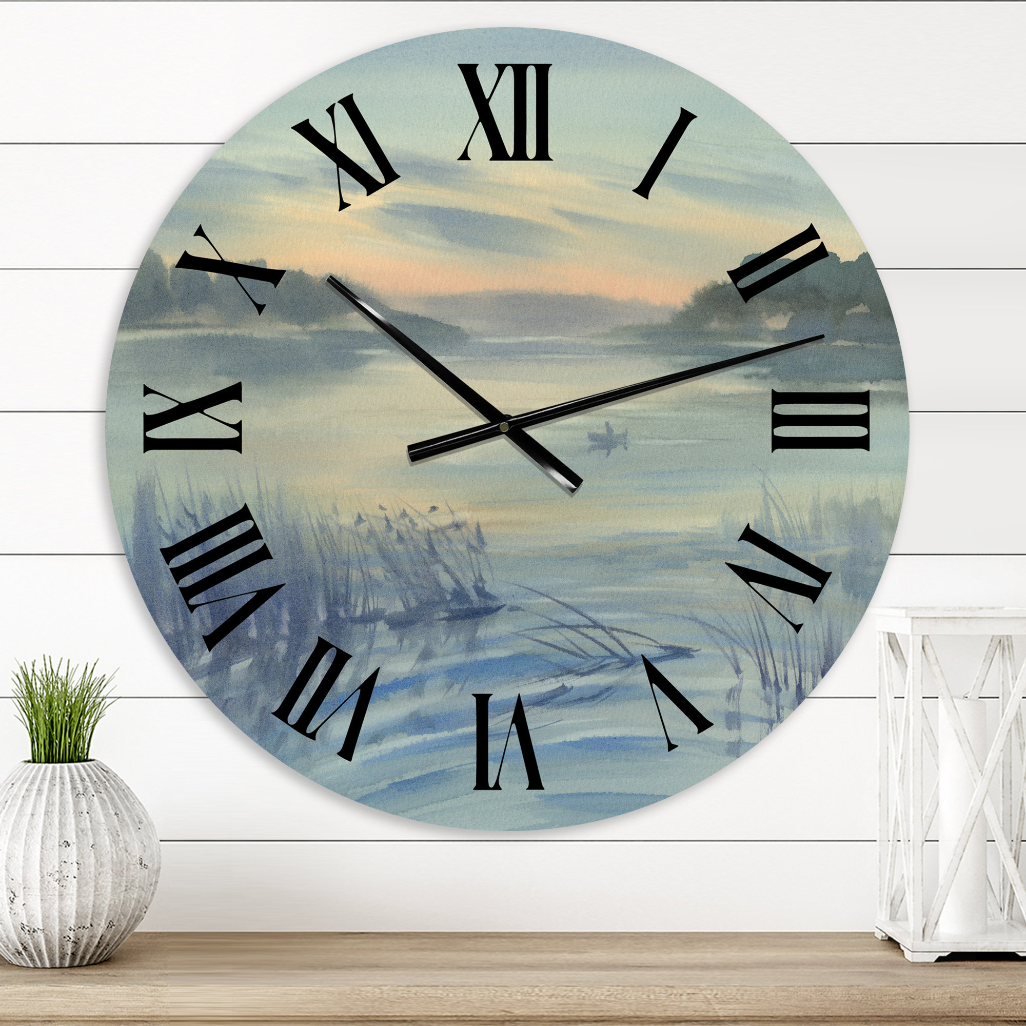 pastel clock