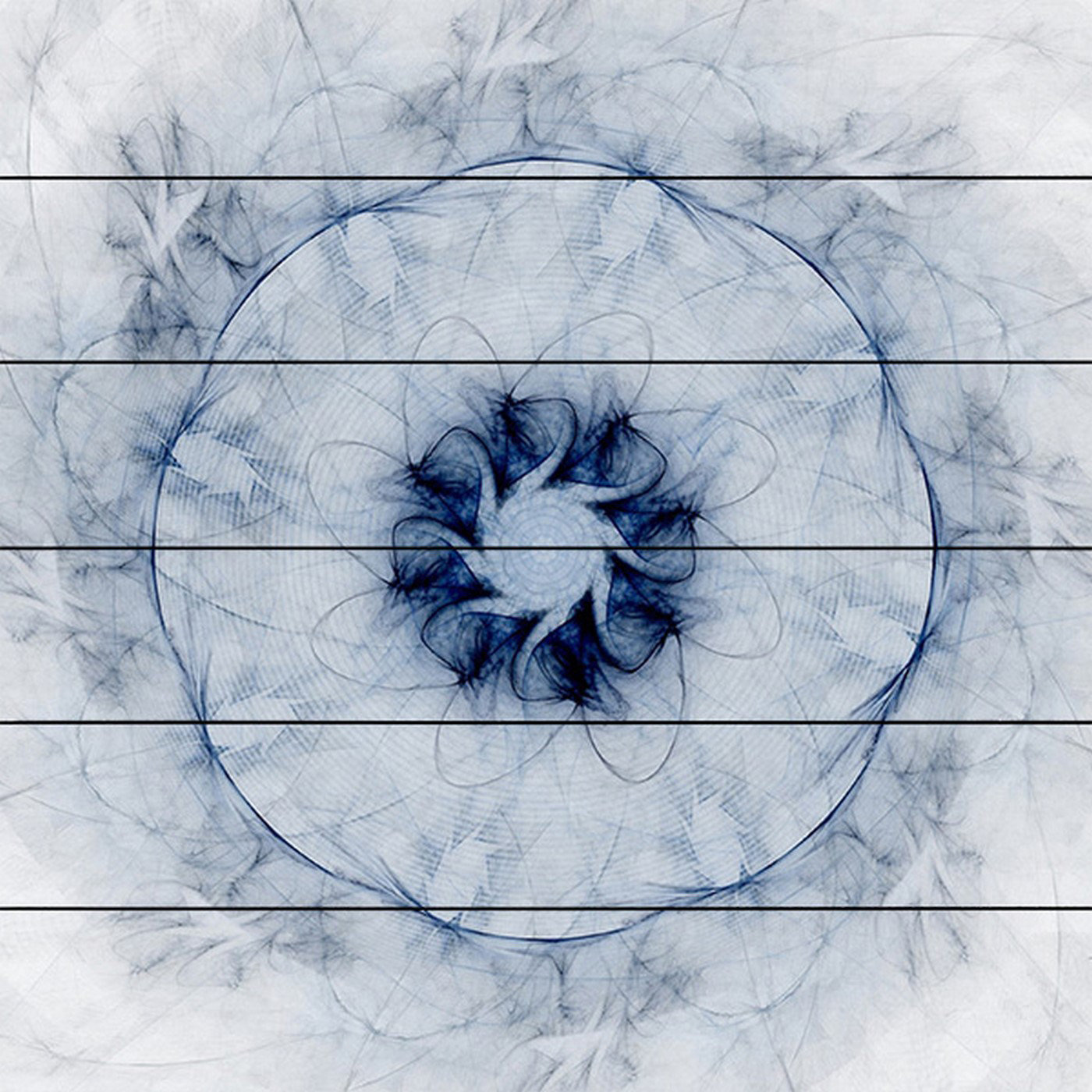 Ivy Bronx 'Soft Approach' Acrylic Painting Print on White Wood ...