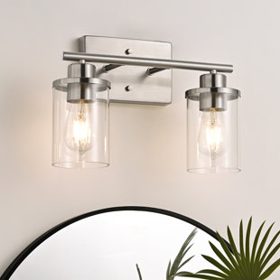 2 Light Vanity Light Bathroom Vanity Lighting You'll Love | Wayfair