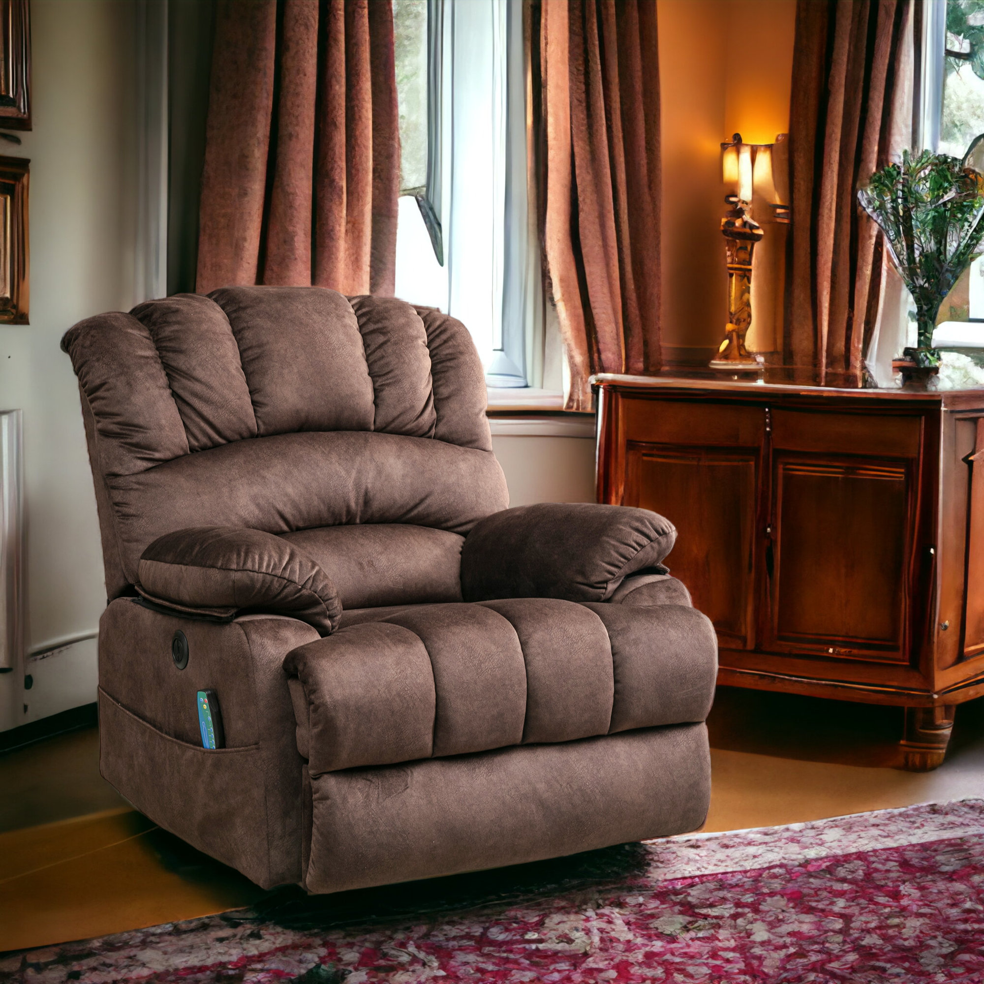Ebern Designs Matthius 103 Wide Recliner | Wayfair.co.uk