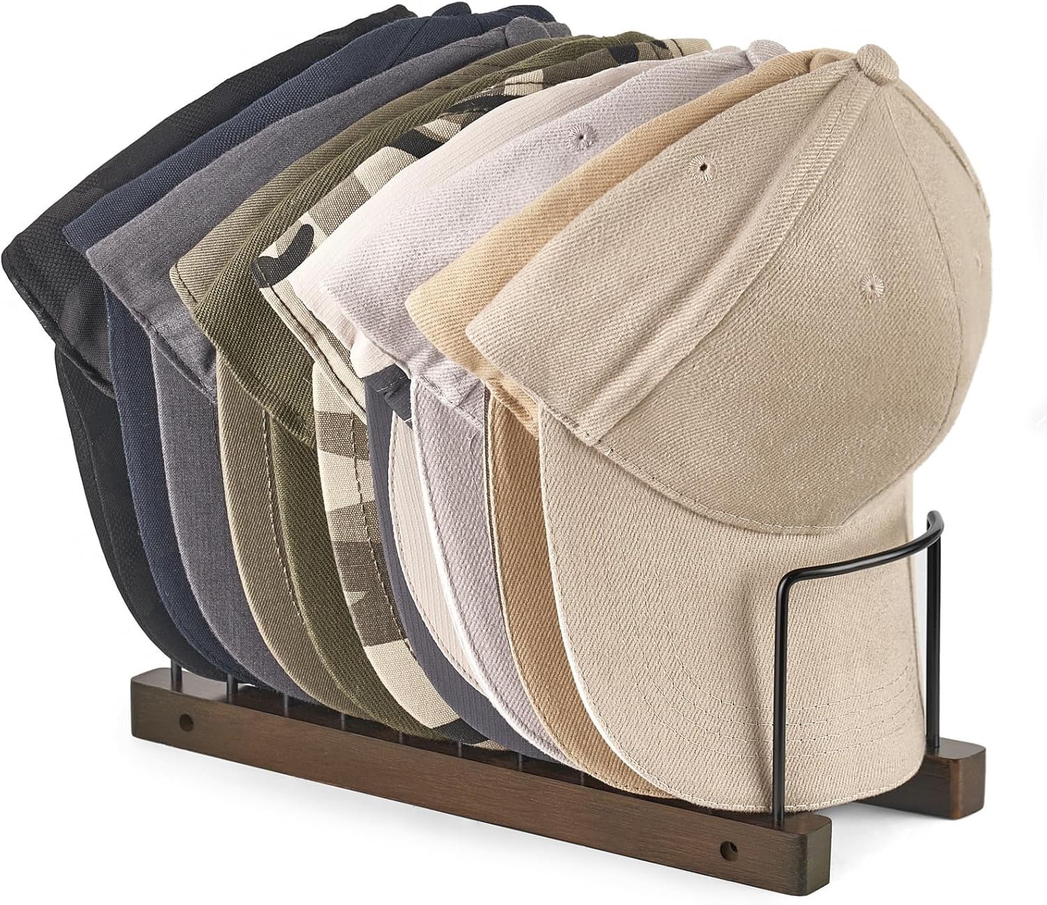 Rebrilliant Hat Organizer For Baseball Caps, Hat Stand Storage For 10 ...