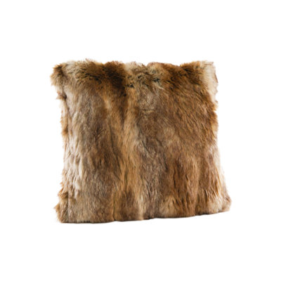 FABULOUS-FURS Signature Series Faux Fur Pillow Fisher | Wayfair