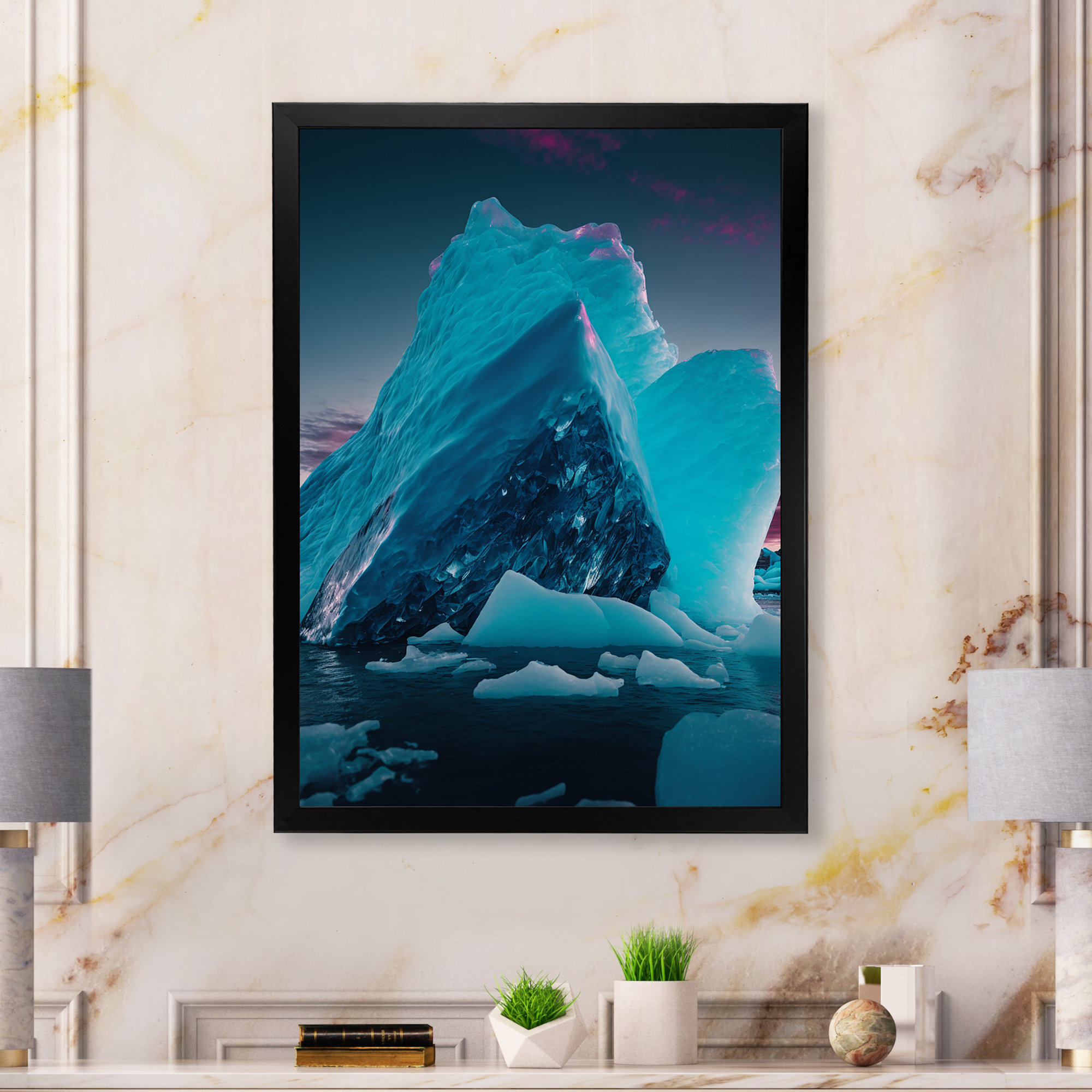 Latitude Run® North Atlantic Blue And White Iceberg III " North ...