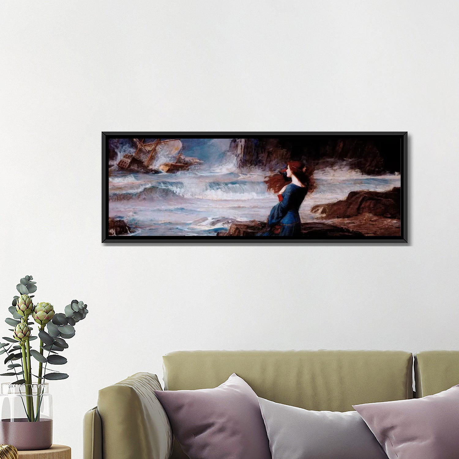 Vault W Artwork Miranda, the Tempest - Wrapped Canvas Print | Wayfair