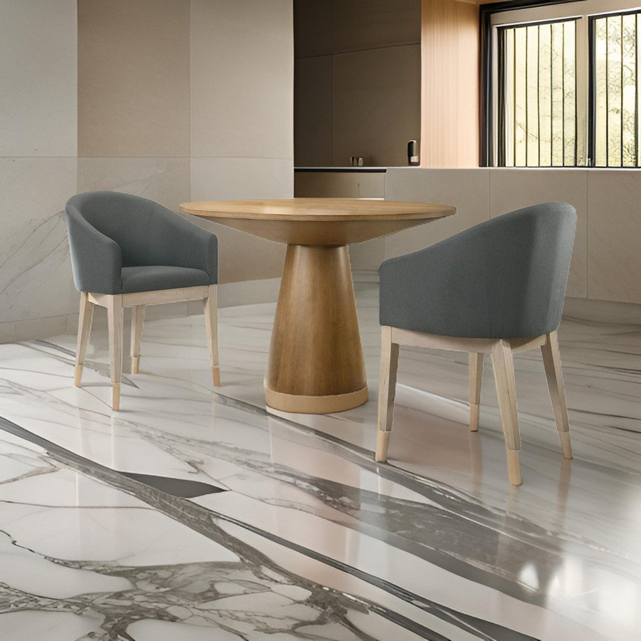 George Oliver Lueva Round 47'' Dining Set | Wayfair