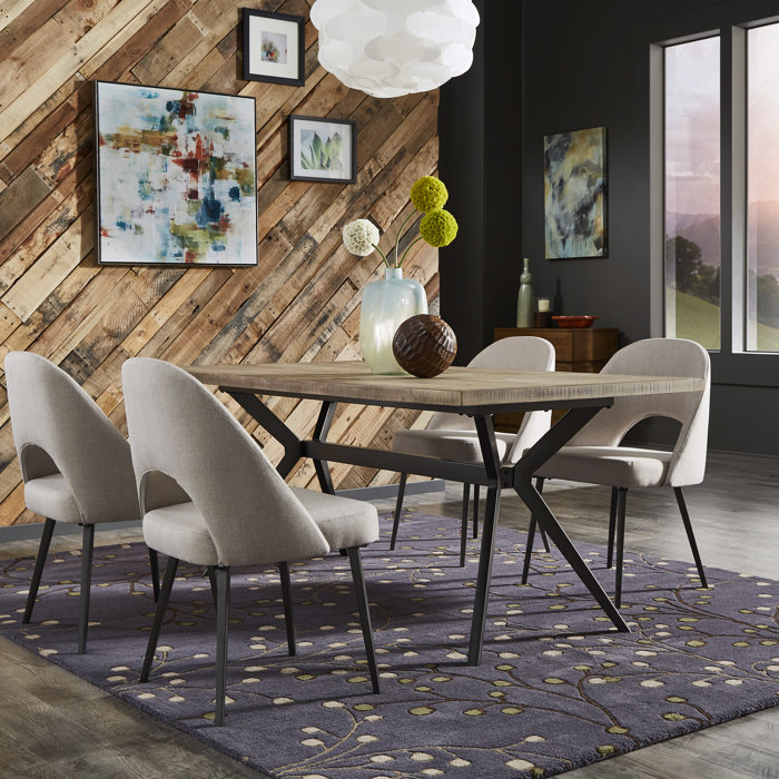 Mercury Row® Etna Metal Base Dining Table & Reviews | Wayfair