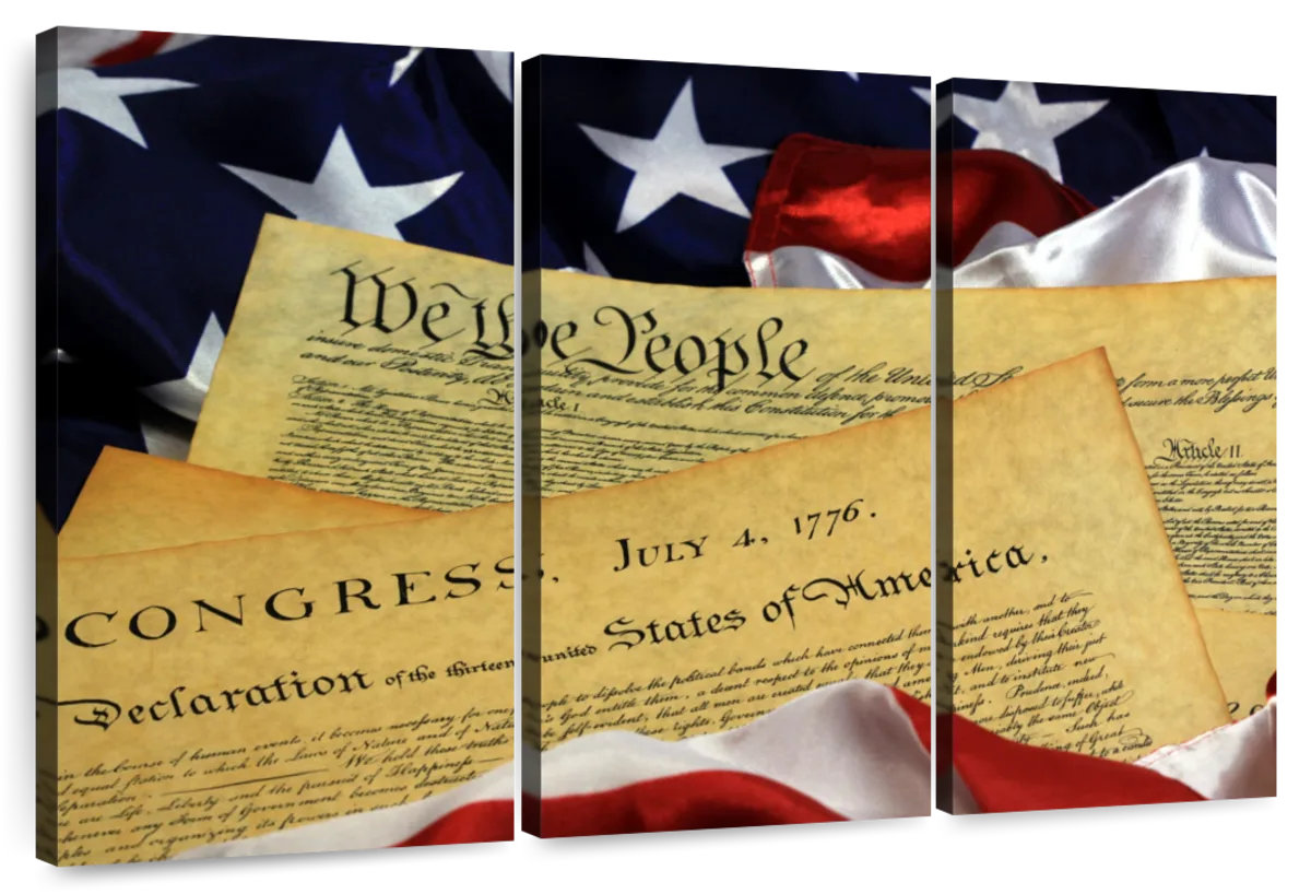 Union Rustic Lelar Preamble And Declaration Of Independence | Wayfair