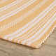 Reni Ticking Stripe Gold/Ivory Handwoven Indoor/Outdoor Rug | Birch Lane