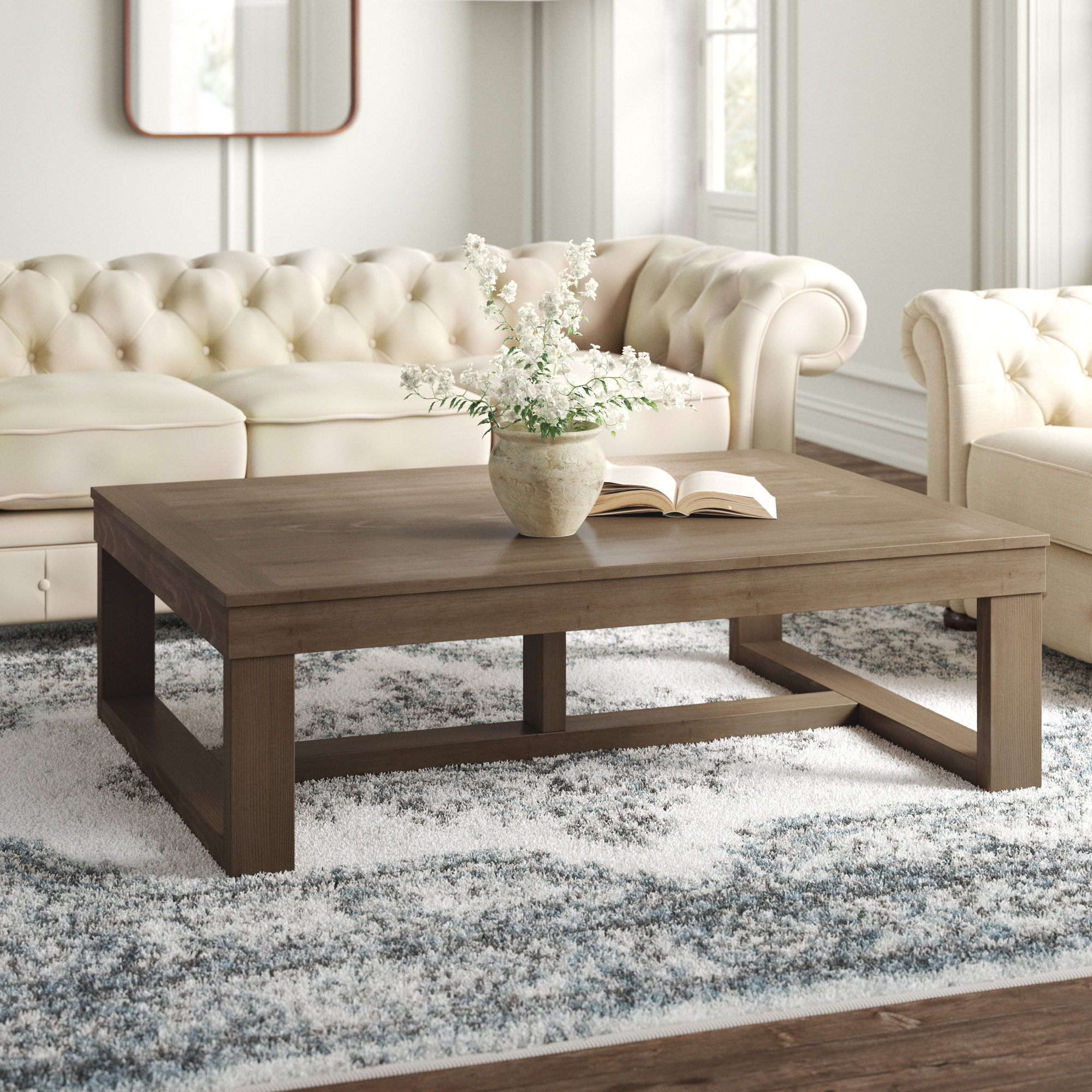 Lark Manor™ Esmont Trestle Coffee Table & Reviews | Wayfair