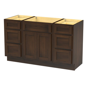 Home Beyond 54'' Single Bathroom Vanity Base Only | Wayfair
