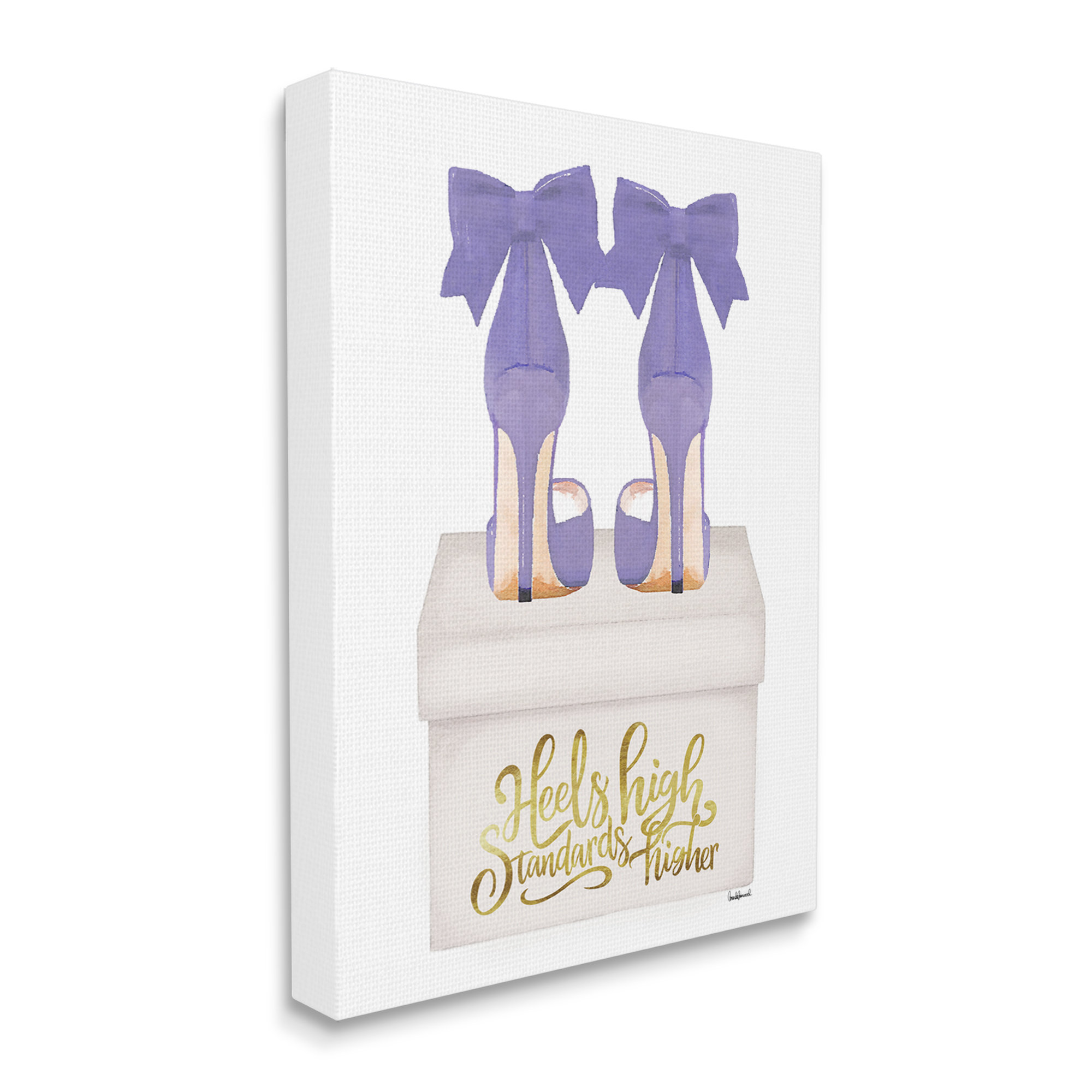 House of Hampton High Standards Purple Heels Canvas Wall Art by Amanda ...