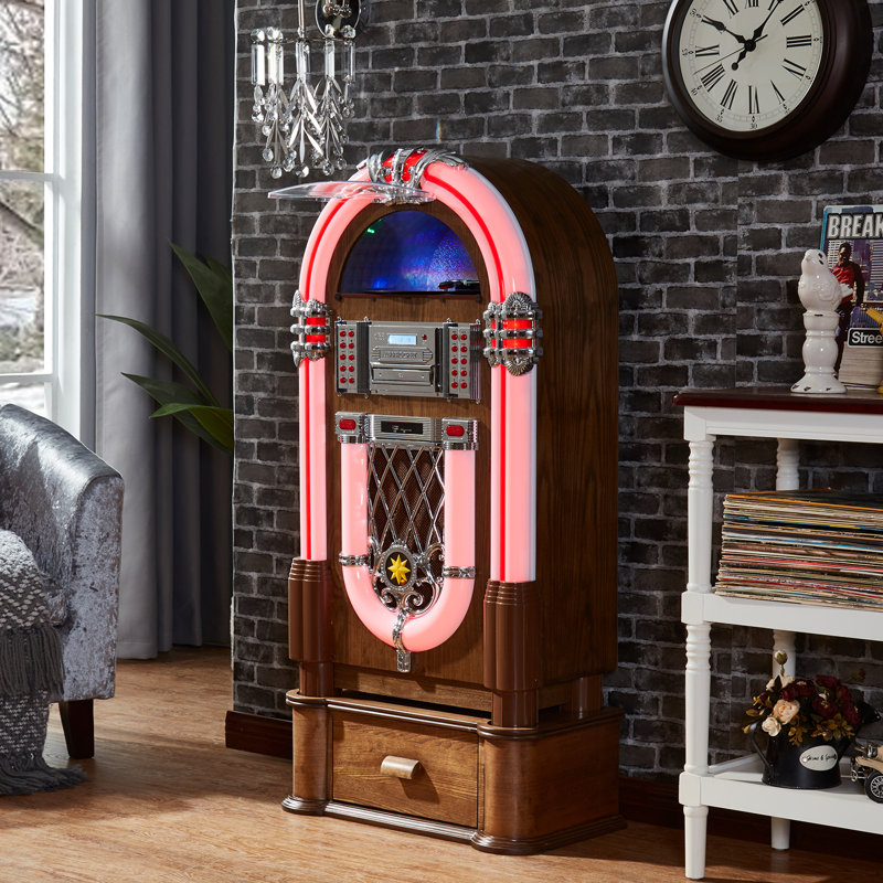 Arkrocket Audio Arkrocket Taurus II Jukebox with Stand Vinyl Record ...