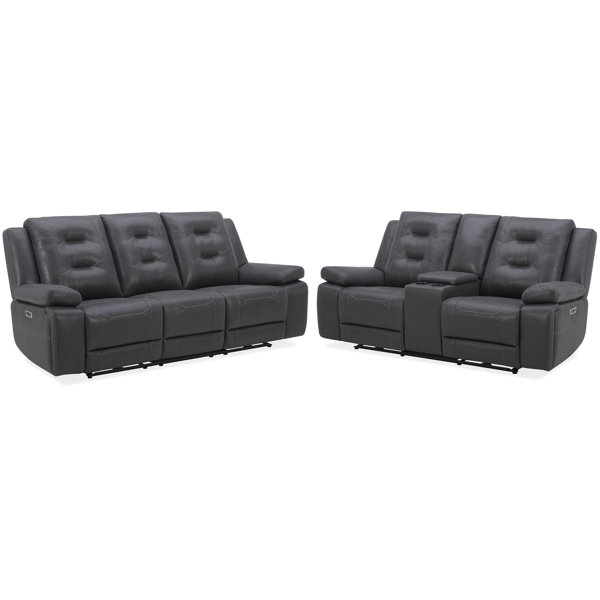 Latitude Run® Alleyna Power Reclining Sofa And Loveseat | Wayfair