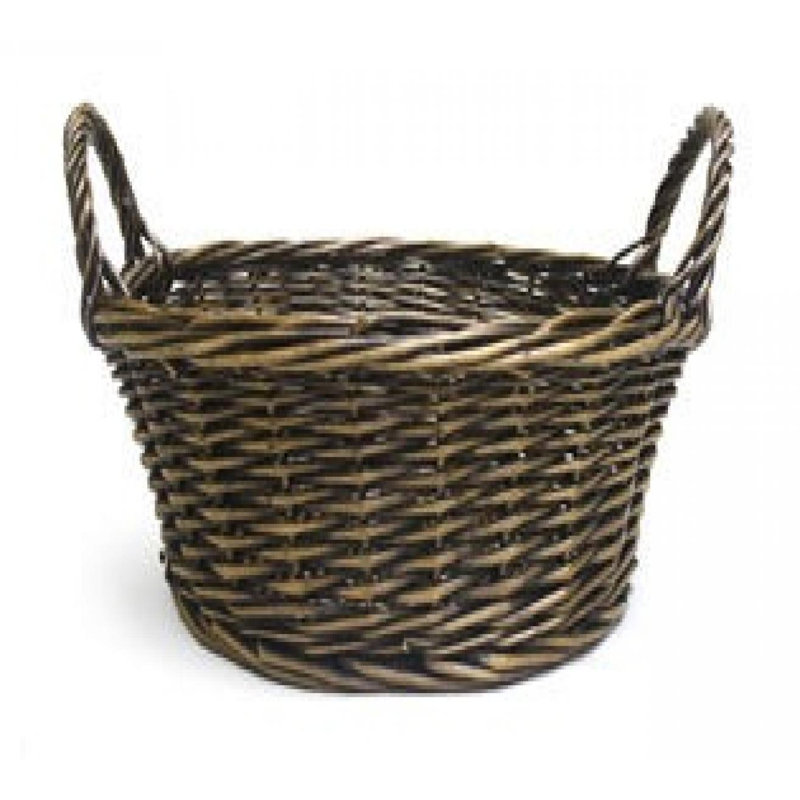 August Grove® Willow Wicker With Handles Basket | Wayfair
