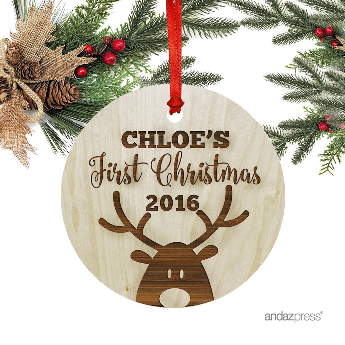 Koyal Wholesale Custom Baby's First Christmas Ornament & Reviews ...