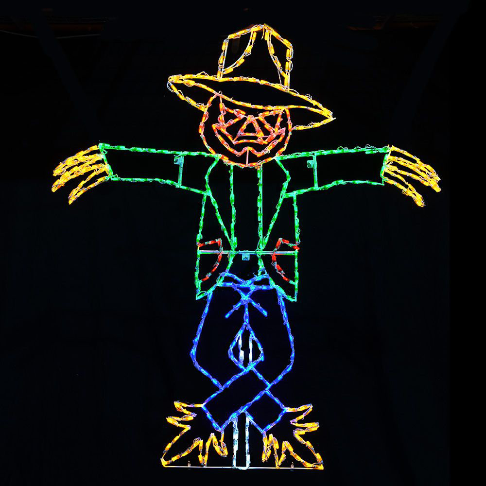 The Holiday Aisle® Scary Terry Scarecrow LED Lighted Display - Wayfair ...