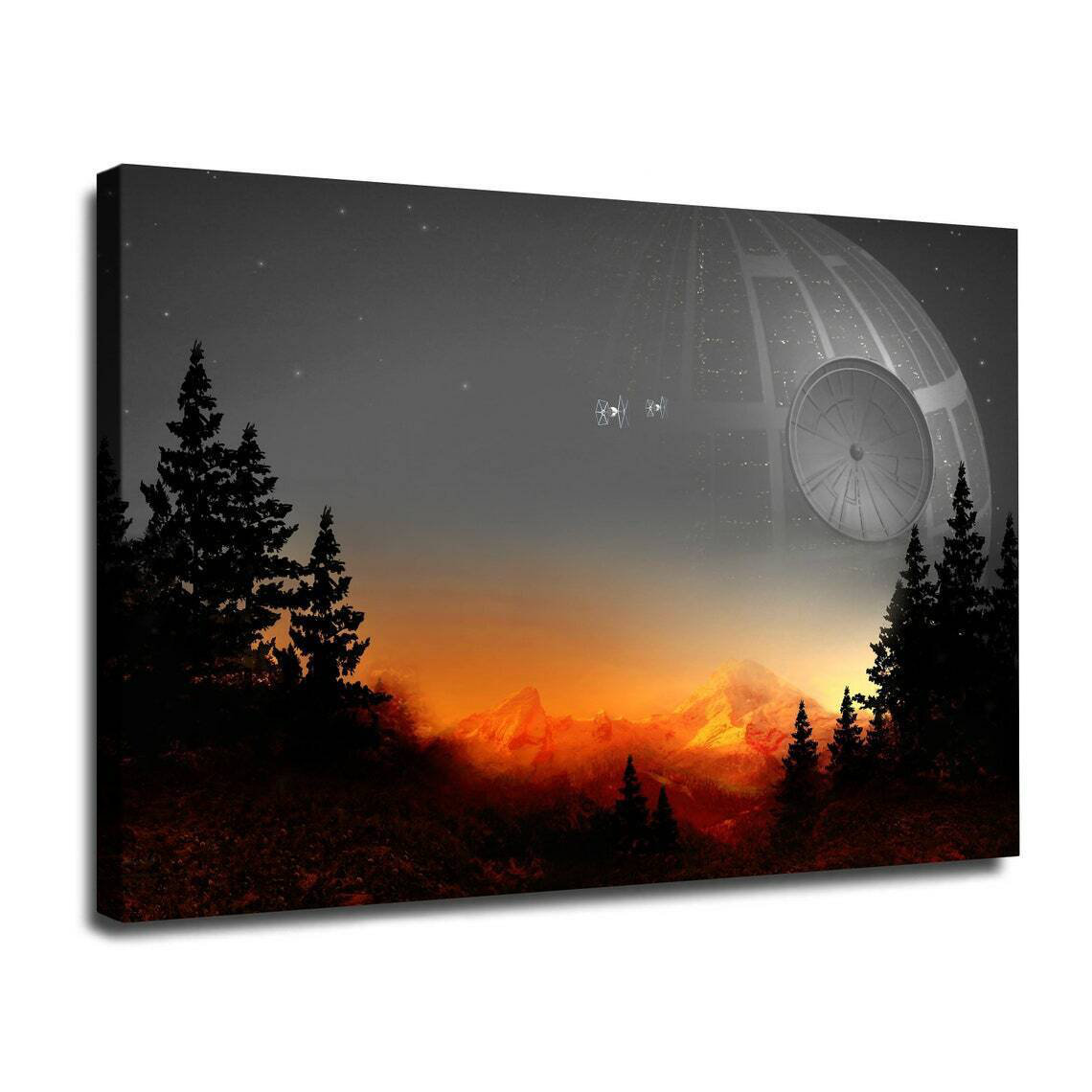Ebern Designs Wall Art For Living Room Bedroom Decor - Tatooine Star ...