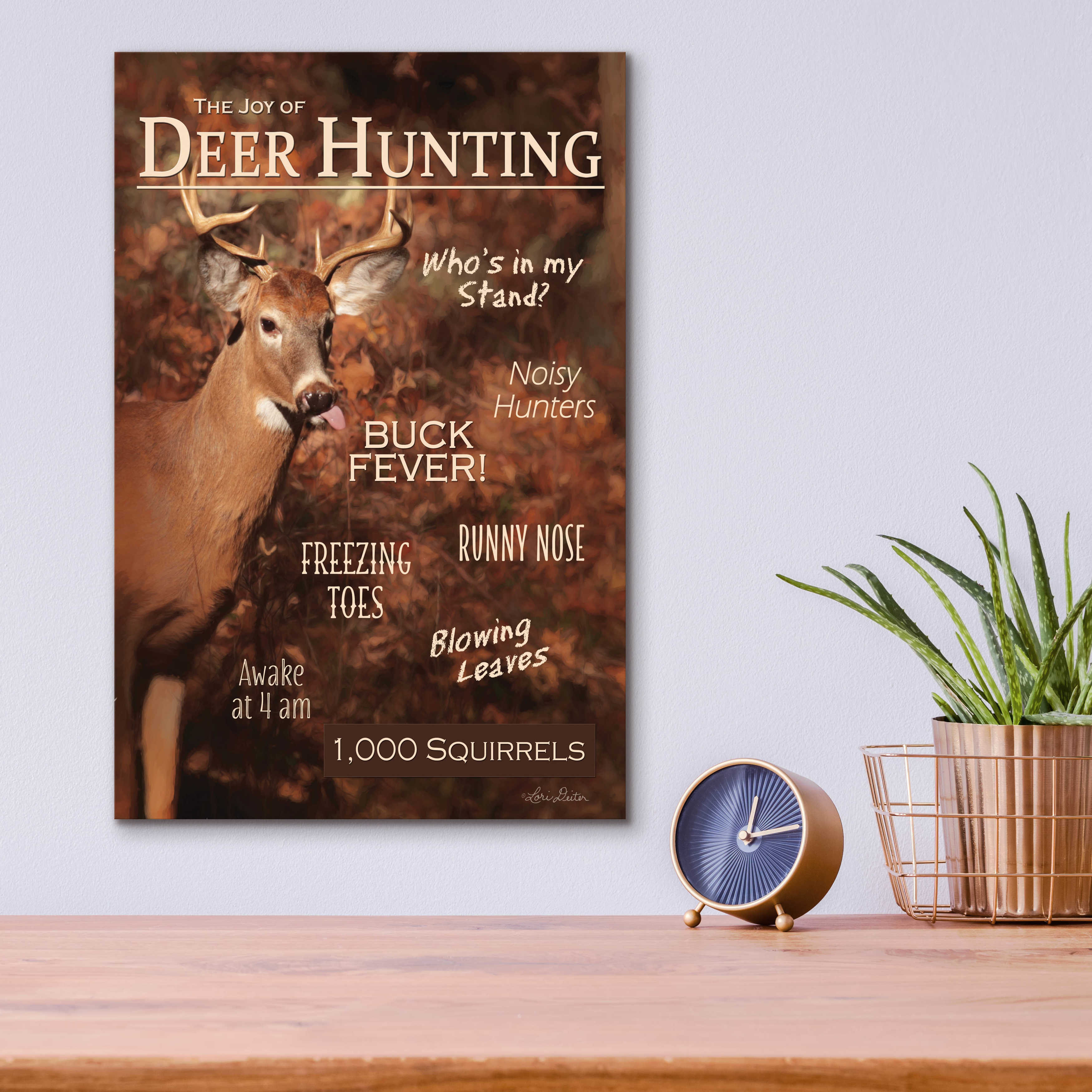 Trinx Joy of Hunting by Lori Deiter - Unframed Graphic Art | Wayfair