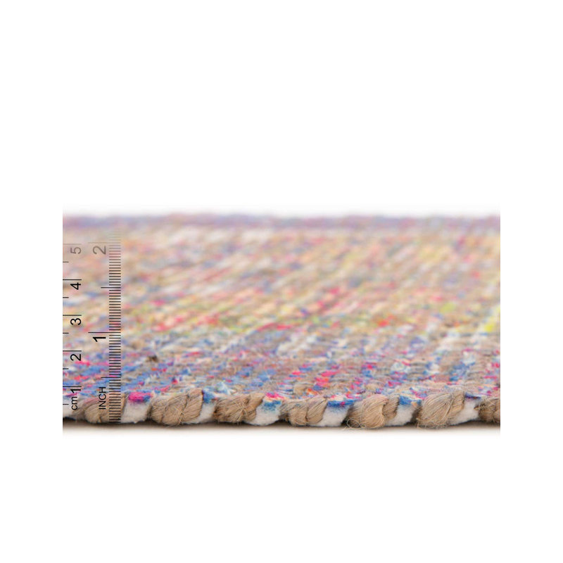 Langley Street Watkin Handmade Hand Loomed Purple/Red/Gray Rug ...