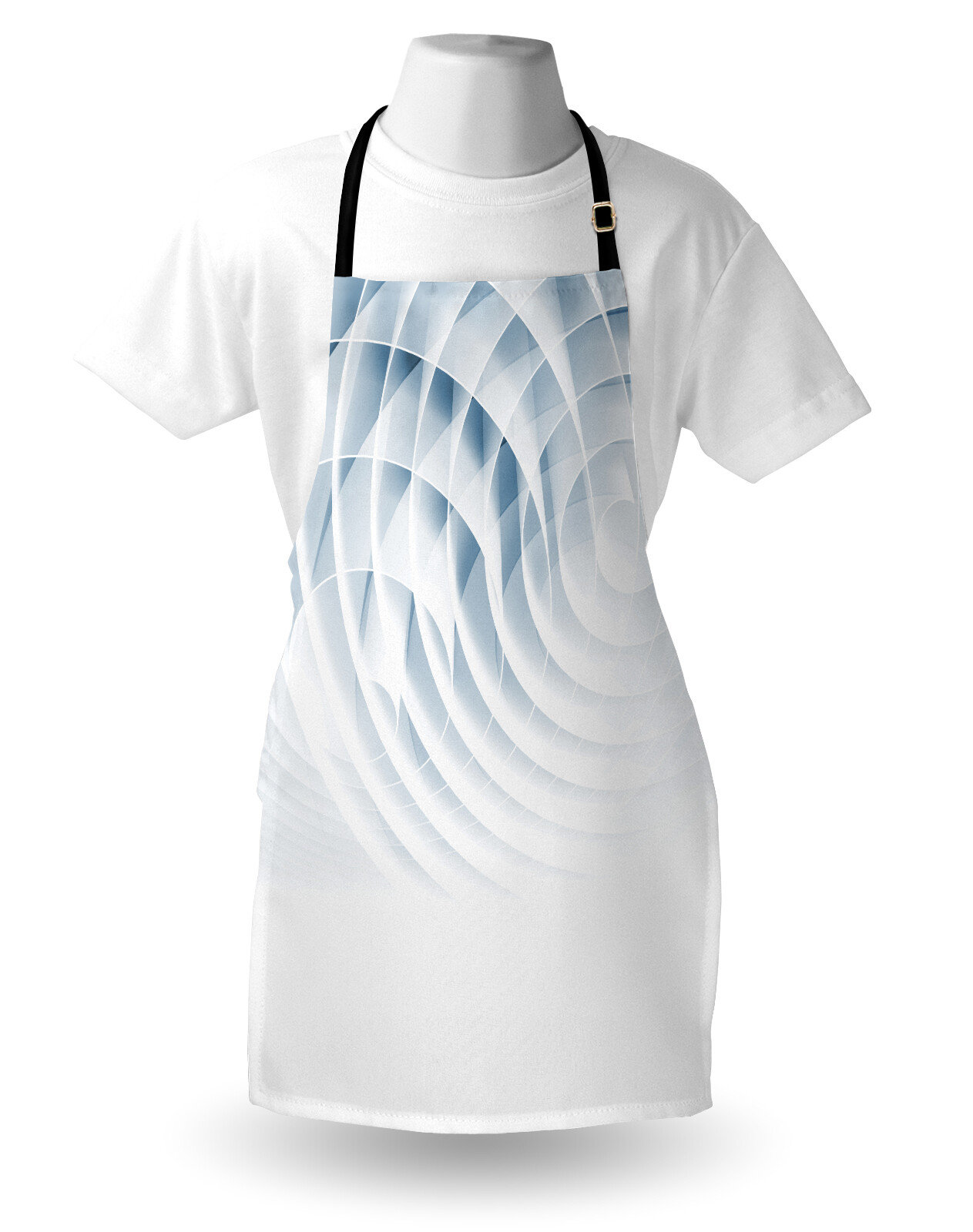 East Urban Home Geometric Apron Unisex, Futuristic Digital, Adult Size ...