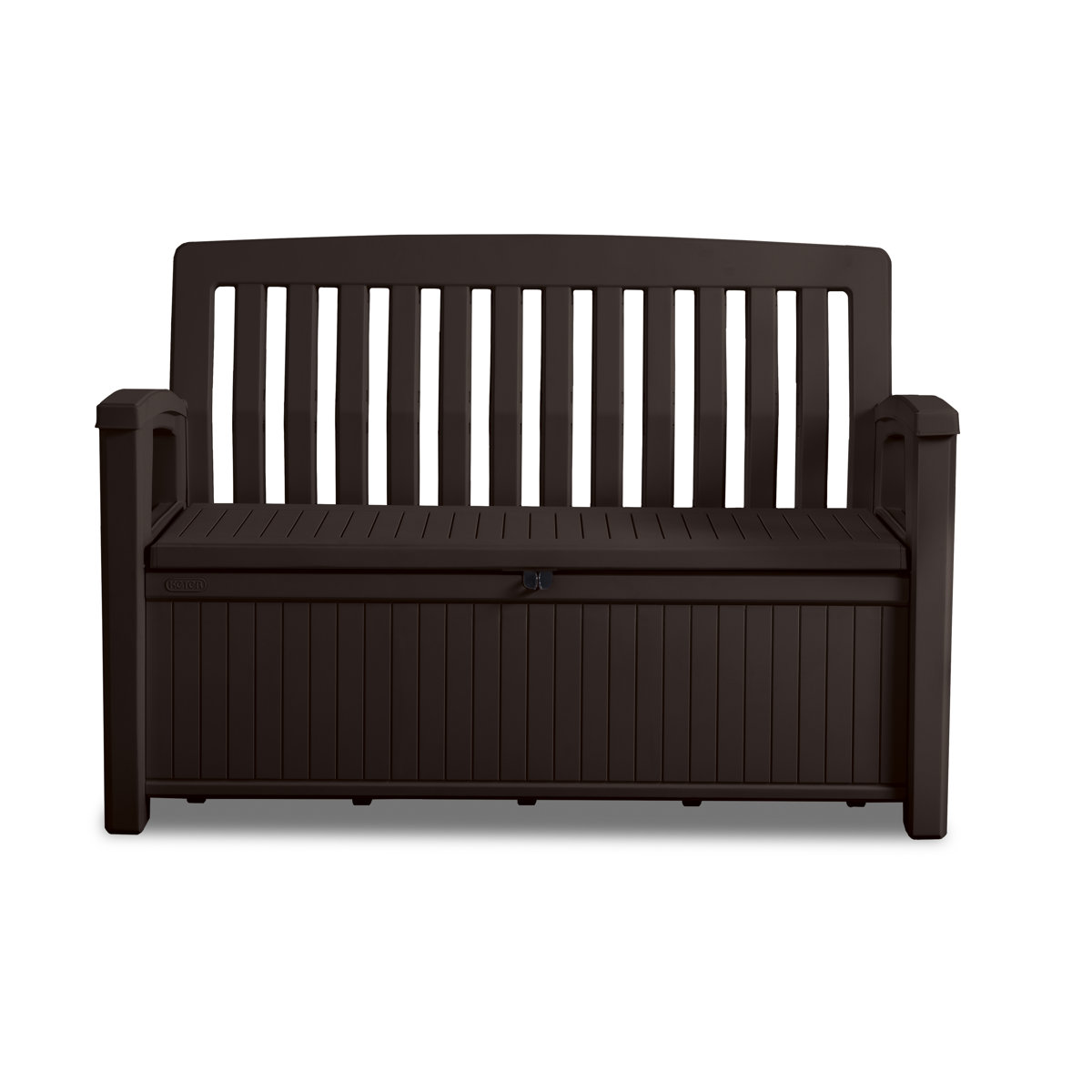 Keter Patio 60 Gallon Durable Resin Outdoor Bench Storage and ...