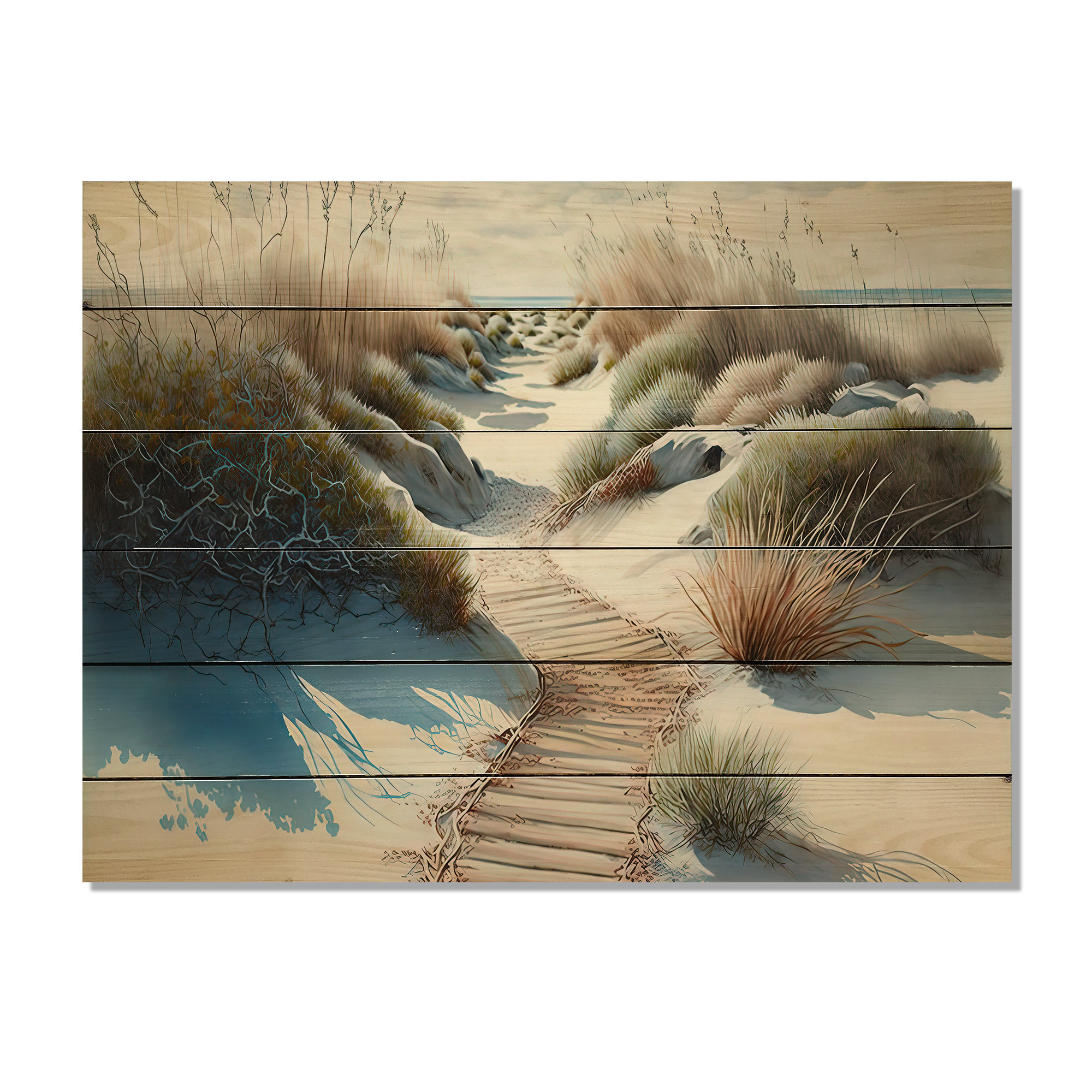 Beachcrest Home Provins Walkway To The Beach II - Unframed Print on ...