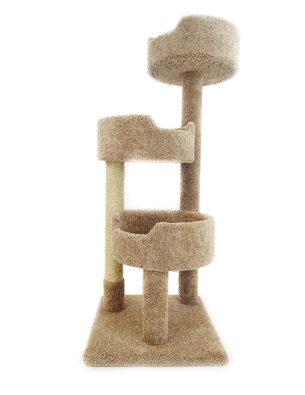 New Cat Condos 52" Deluxe Cat Tree & Reviews | Wayfair
